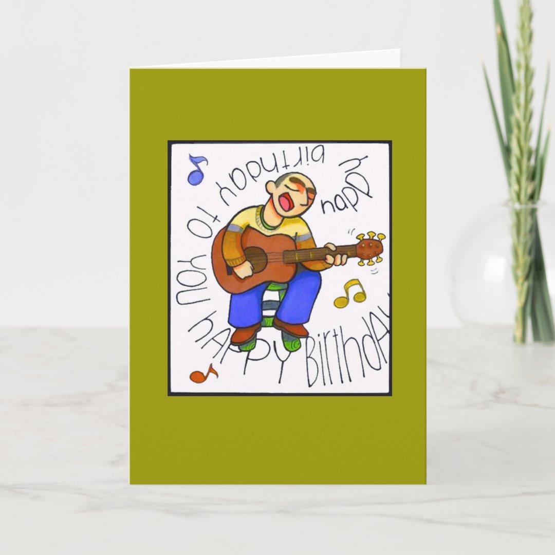 "musical birthday" card | Zazzle