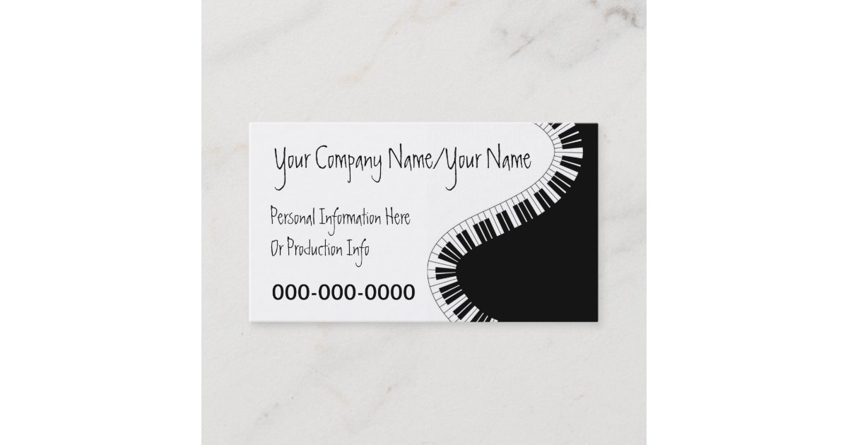 Musical Business Card | Zazzle