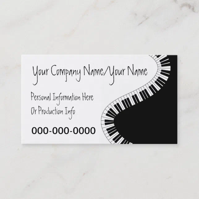 Musical Business Card | Zazzle