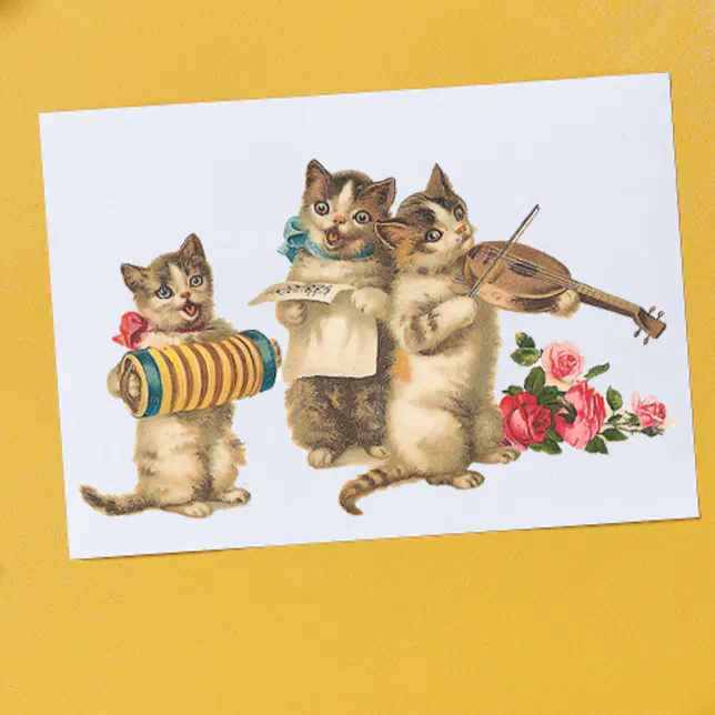 Musical Cats Poster | Zazzle