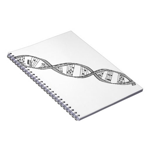 Musical DNA Notebook | Zazzle