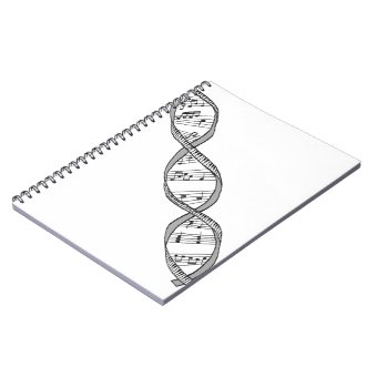Musical DNA Notebook | Zazzle