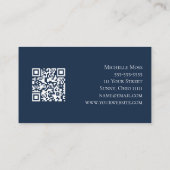 Musical Instrument QR code Violin Teacher Business Card | Zazzle