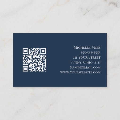 Musical Instrument QR code Violin Teacher Business Card | Zazzle