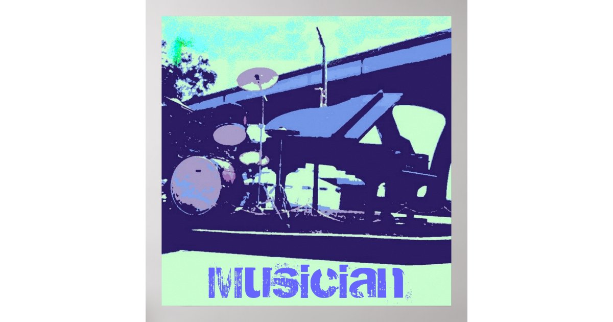 musical instruments poster | Zazzle