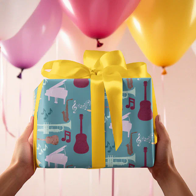 Musical Instruments Tissue Paper | Zazzle