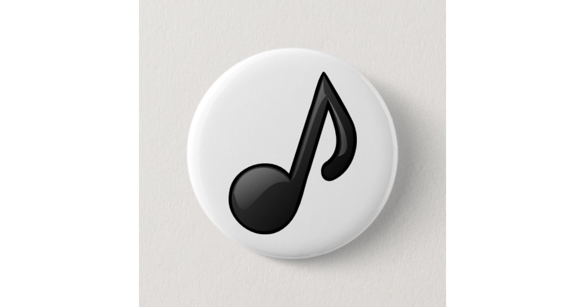Musical Note Button | Zazzle