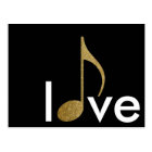 I love music notes heart black and white | Zazzle.com