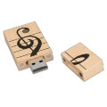 Musical Note Maple USB Drive | Zazzle