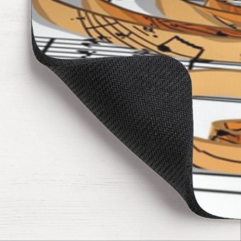 musical note mouse pad | Zazzle