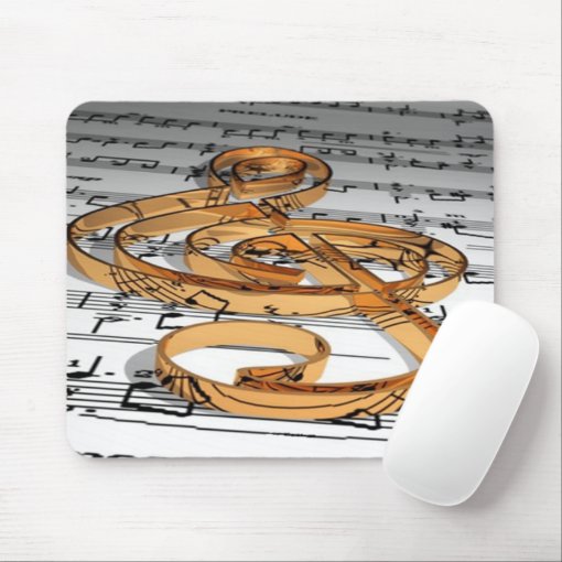 musical note mouse pad | Zazzle