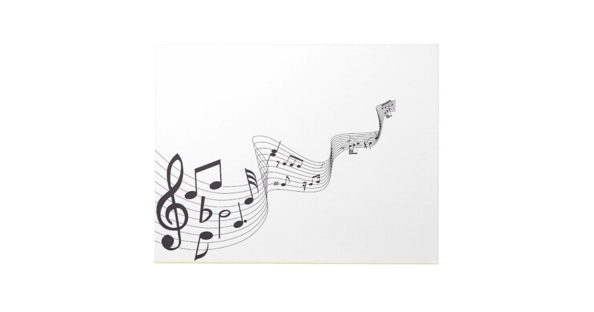 Musical Note Notepad | Zazzle