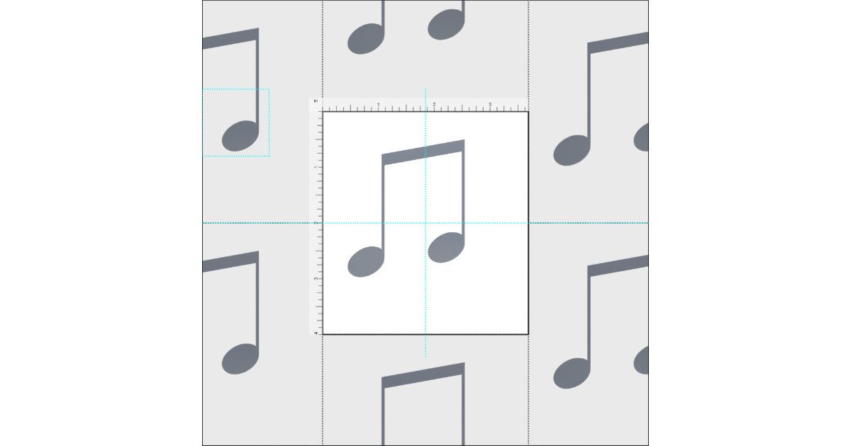 Musical Note Pattern Fabric | Zazzle