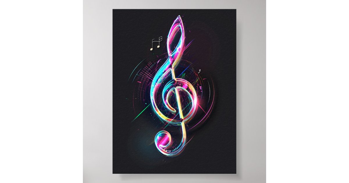 Musical Note Poster | Zazzle