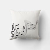 Musical Note Throw Pillow | Zazzle