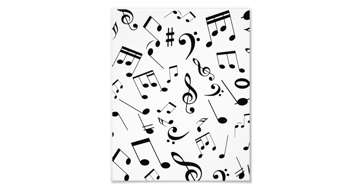 Musical Notes 3 Photo Print | Zazzle