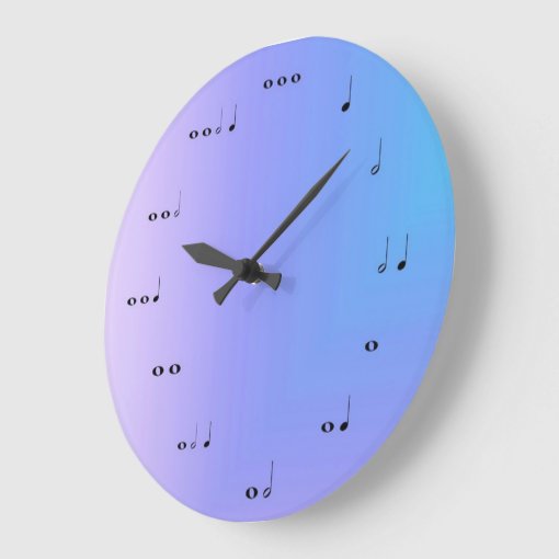 Musical Notes Clock | Zazzle