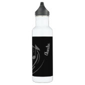 Musical Notes custom name water bottles | Zazzle