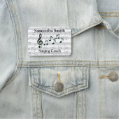 Musical Notes Design Name Tag | Zazzle