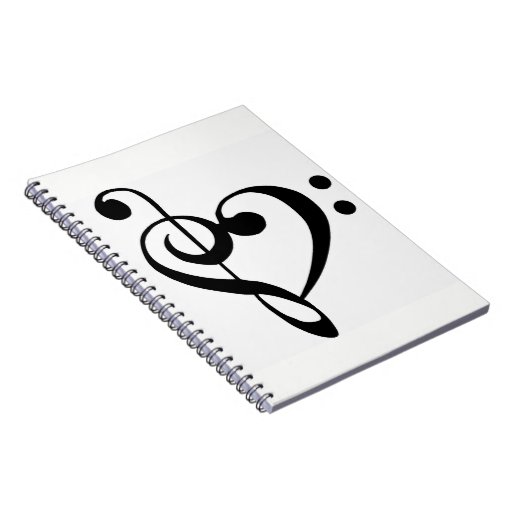 *MUSICAL NOTES / MUSIC LOVER'S* NOTEBOOK | Zazzle