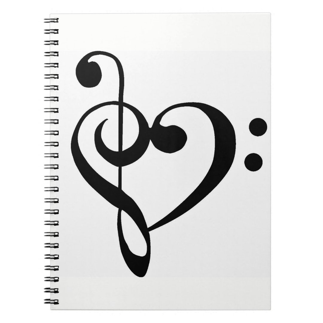 *MUSICAL NOTES / MUSIC LOVER'S* NOTEBOOK | Zazzle