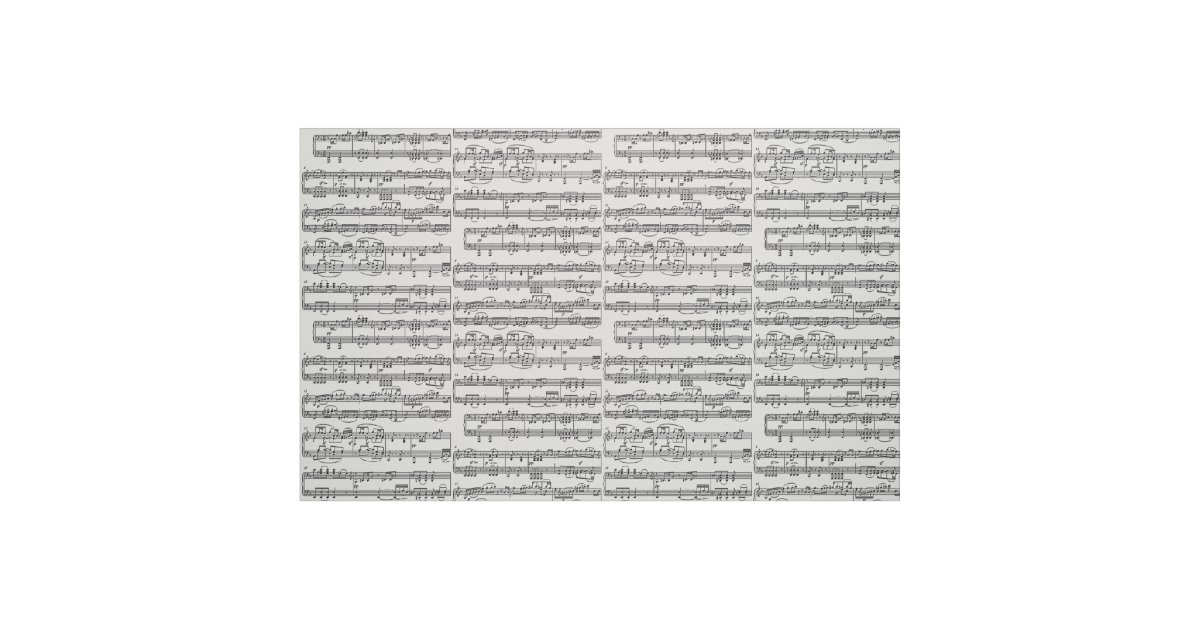 musical notes / music symbols fabric | Zazzle