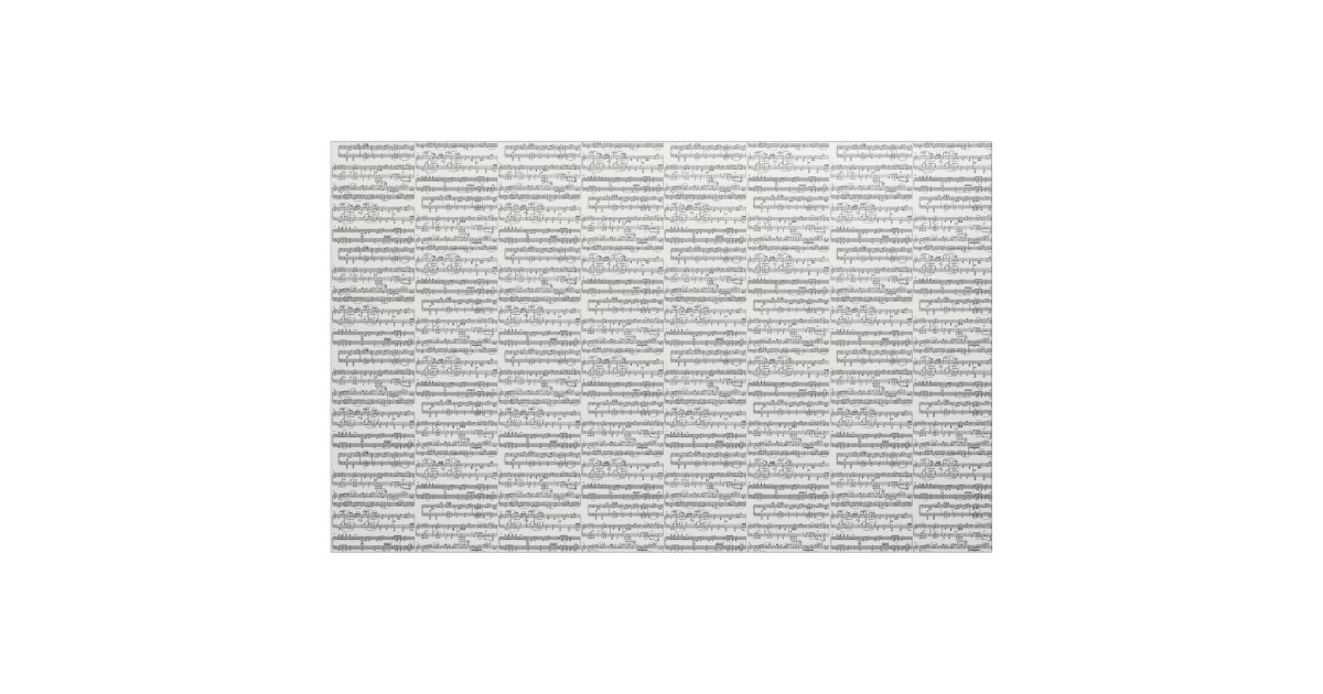 musical notes / music symbols fabric | Zazzle