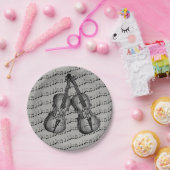 Musical Notes Paper Plates | Zazzle