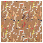 Music notes fabric | Zazzle.com
