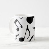 Musical Notes - Sheet Music Design Coffee Mug | Zazzle
