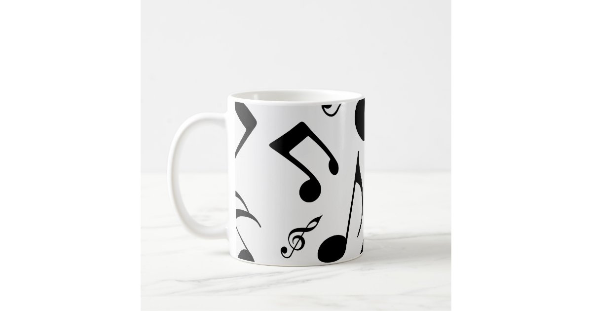 Musical Notes - Sheet Music Design Coffee Mug | Zazzle