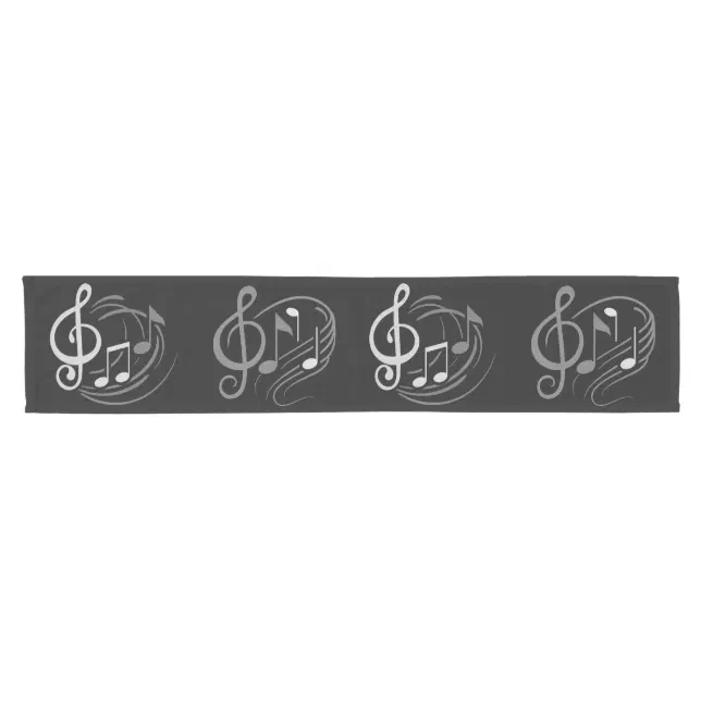 Musical Notes table runner | Zazzle