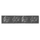 Musical Notes table runner | Zazzle