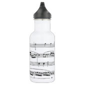musical notes water bottle | Zazzle