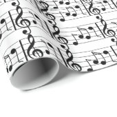 Musical Notes Wrapping Paper | Zazzle