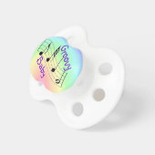 Musical Pastal Baby Binki- personalize Pacifier | Zazzle