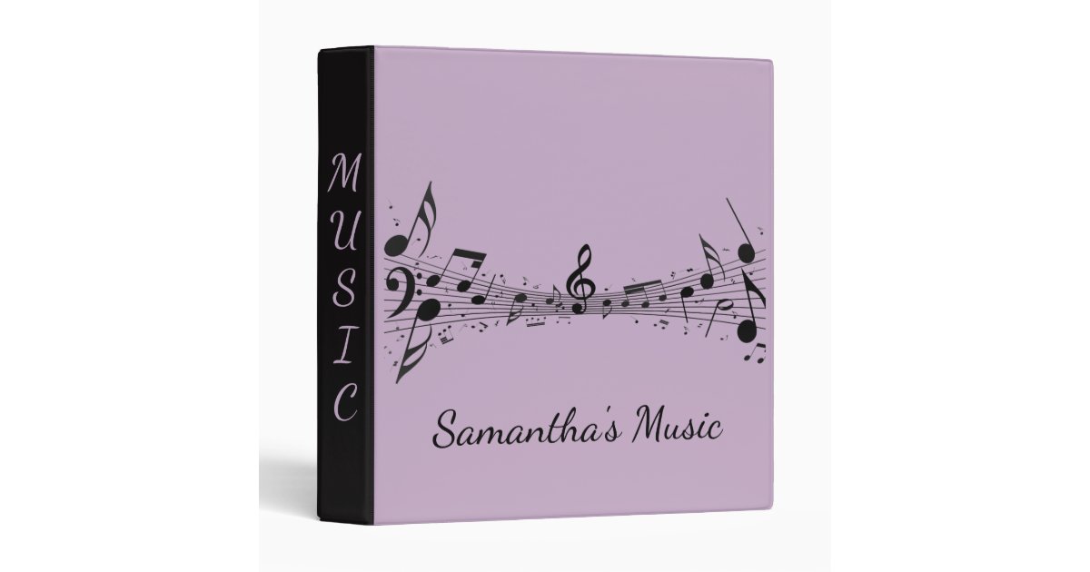 Musical Score Design Binder | Zazzle