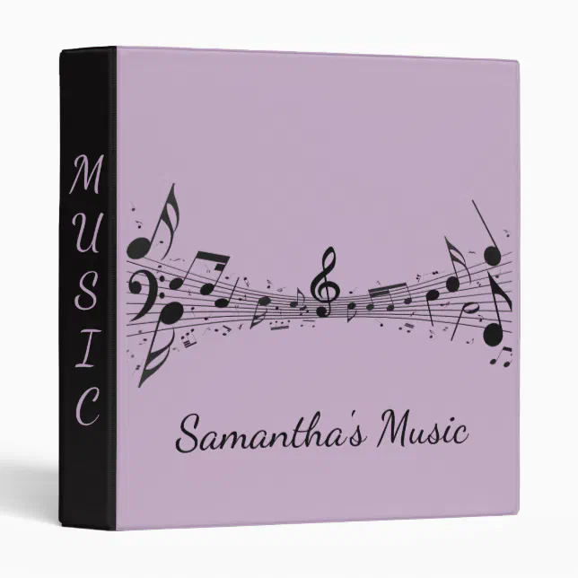 Musical Score Design Binder | Zazzle