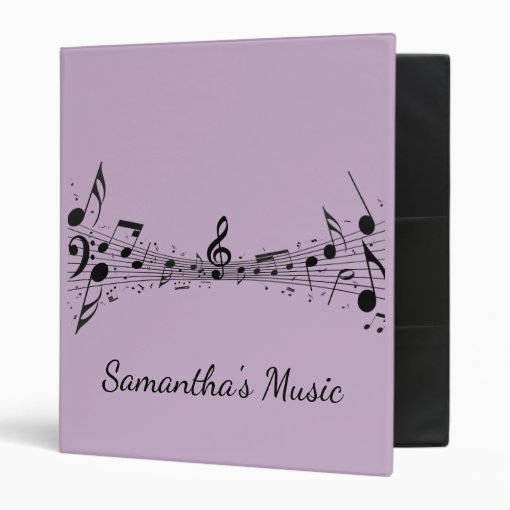 Musical Score Design Binder | Zazzle