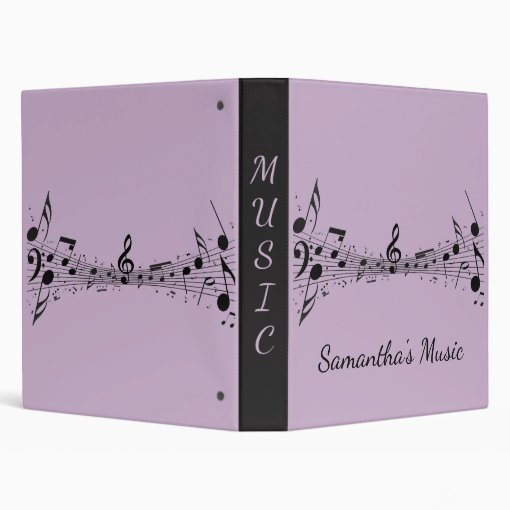 Musical Score Design Binder | Zazzle