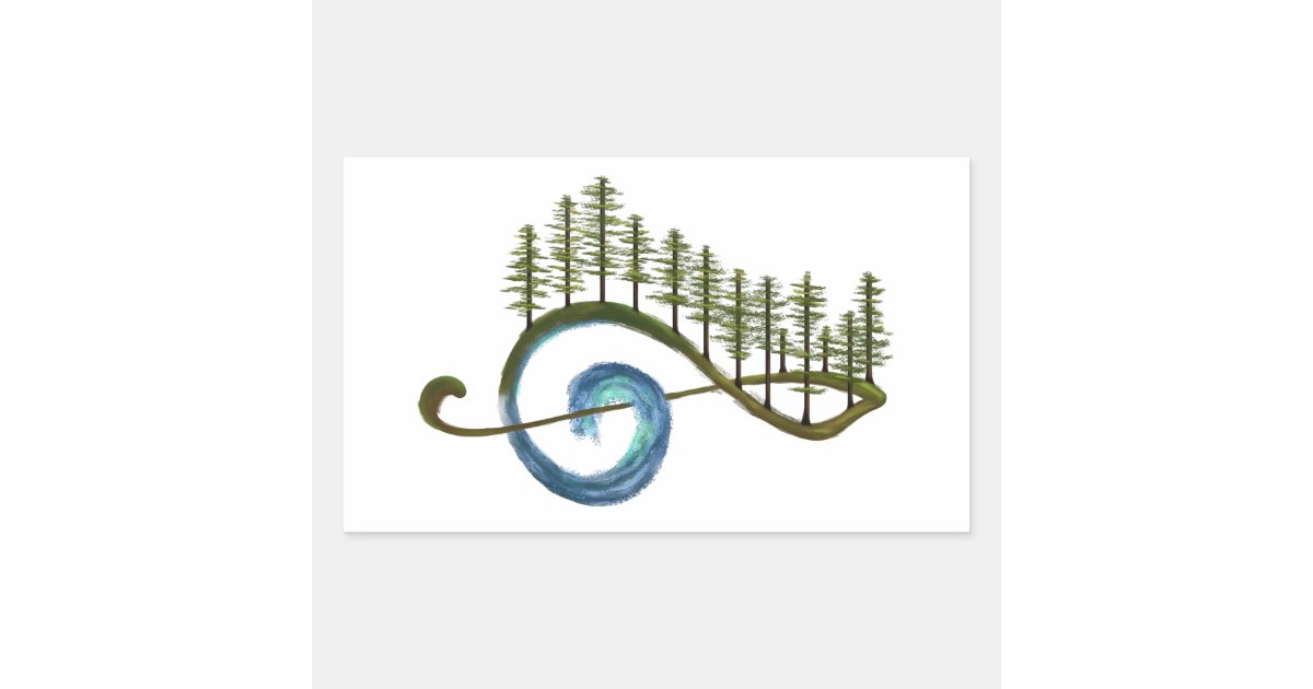 Musical Sol Key Symbol Sticker | Zazzle