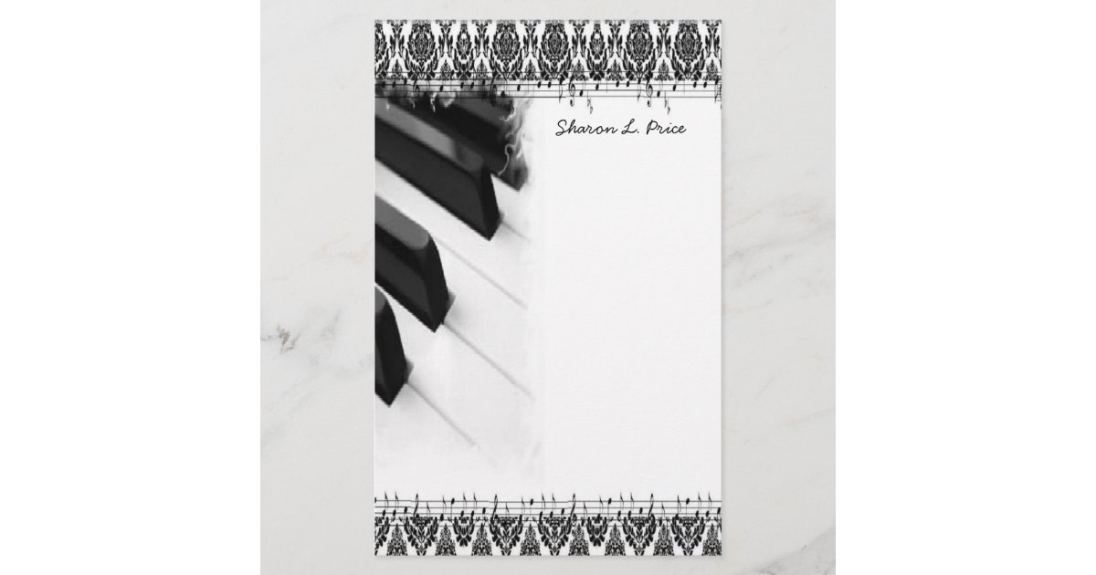 Musical Stationary Stationery | Zazzle