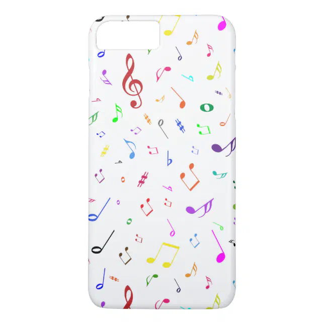 Musical Symbols in Rainbow Colors Case-Mate iPhone Case | Zazzle