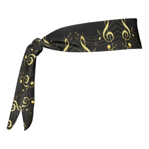 Musical Tie Headband | Zazzle