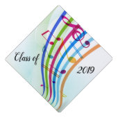 Musicians Colorful Graduation Cap Topper | Zazzle