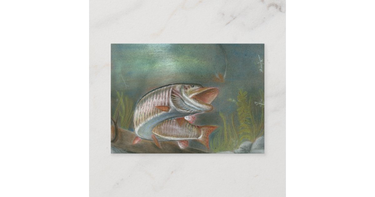 MUSKIE Business Card Template | Zazzle