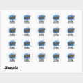 Mussel Fatigue Funny Animal Muscle Pun Classic Round Sticker | Zazzle