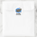 Mussel Fatigue Funny Animal Muscle Pun Classic Round Sticker | Zazzle