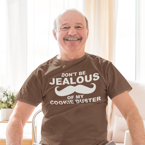 mustache COOKIE DUSTER T-Shirt | Zazzle