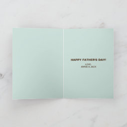 Mustache Dad Father's Day Card | Zazzle